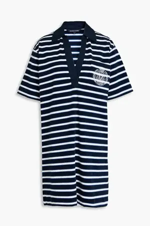 Veronica Beard Terrence Striped Mini Dress