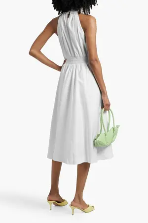 Veronica Beard Kinny Shirred Midi Dress