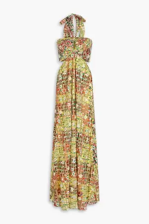 Diane von Furstenberg Ruched Maxi Dresses