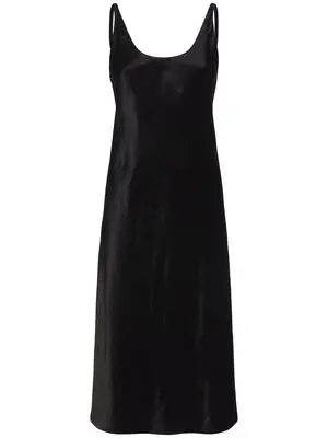 Balenciaga Minimal Tech Midi Dress - Black
