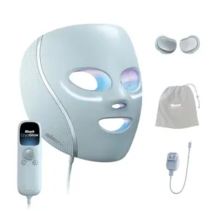 SHARK Beauty Cryoglow Under- Eye Cooling + Led Anti-aging & Skin Clearing Face Mask