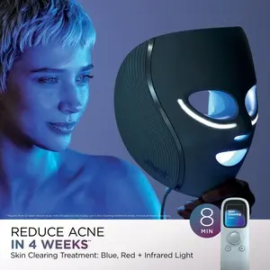 SHARK Beauty Cryoglow Under- Eye Cooling + Led Anti-aging & Skin Clearing Face Mask