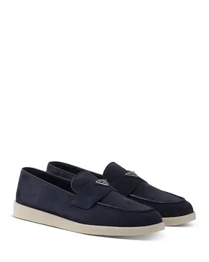 Women's Navy Loafers