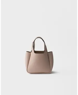 Prada Mini Leather Handbag - Powder