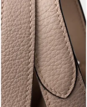 Prada Mini Leather Handbag - Powder