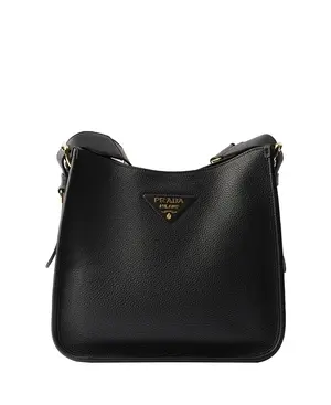 Prada Medium Leather Bag - Black