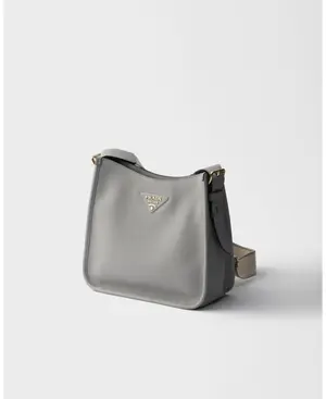 Prada Medium Leather Bag - Dark Grey
