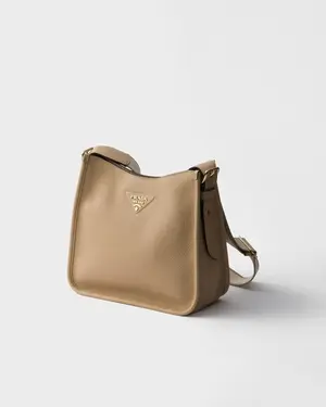Prada Medium Leather Bag - Neutral