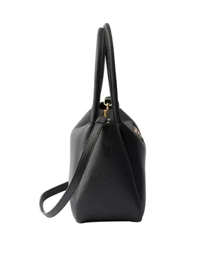 Prada Small Leather Handheld Bag - Black