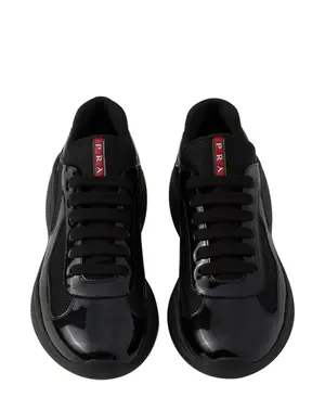 Prada America's Cup Sneakers - Black