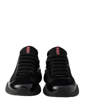 Prada America's Cup Sneakers - Black
