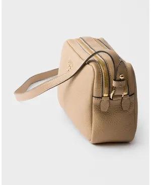 Prada Small Leather Shoulder Bag - Neutral