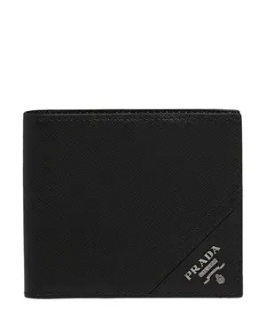 Prada Saffiano Leather Wallet Black