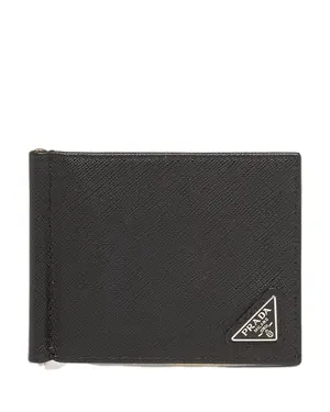 Prada Saffiano Leather Wallet Black