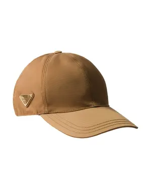 Prada Prada Re-Nylon Baseball Cap Brown
