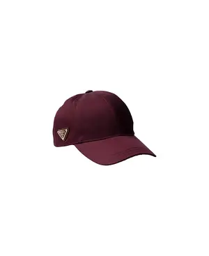 Prada Re-nylon Baseball Cap - Burgundy