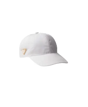 Prada Prada Re-Nylon Baseball Cap White