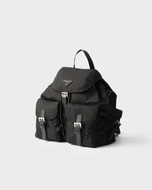 Prada Medium Re-nylon Backpack With Pouch
