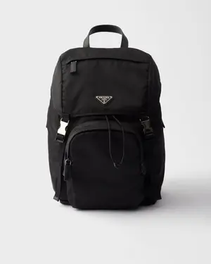Prada Re-nylon And Saffiano Leather Backpack