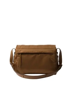 Prada Traveller Medium Padded Re-nylon Bag - Brown