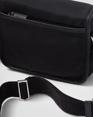 Prada Re-nylon And Saffiano Leather Shoulder Bag