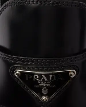 Prada Brushed Leather Loafers