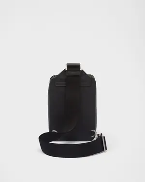 Prada Brique Saffiano Leather Bag - Black