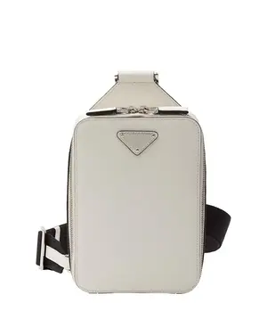 Prada Prada Brique Saffiano Leather Bag White