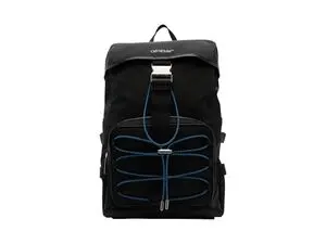 Off-White Courrie Flap Backpack - Black