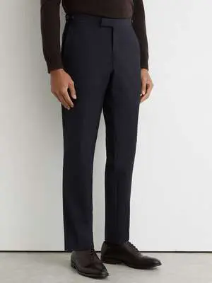 REISS Promise Tailored-fit Suit Trousers - Navy