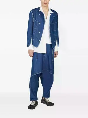 SULVAM Asymmetrical Denim Jacket