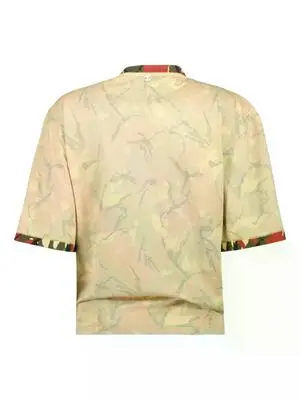 Rabanne Camouflage-print T-shirt - Neutrals
