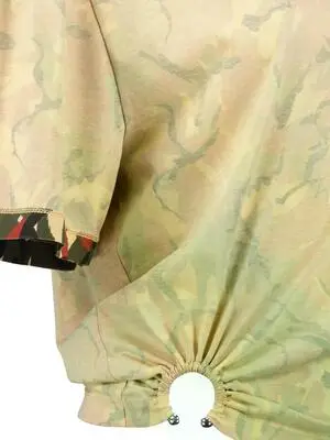 Rabanne Camouflage-print T-shirt - Neutrals