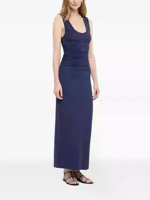 Another Tomorrow Ruched Tank Dress