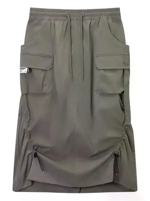 MUSIUM DIV. Utility Pocket Midi Skirt - Grey