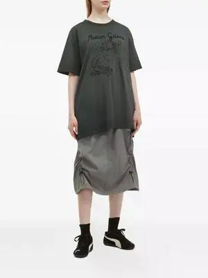 MUSIUM DIV. Utility Pocket Midi Skirt - Grey