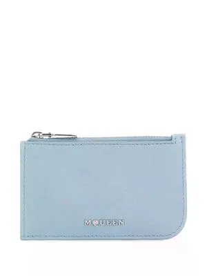 Alexander McQueen Leather Cardholder - Blue
