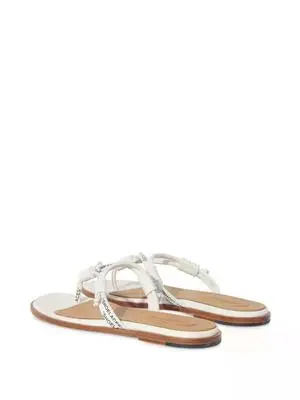 Off-White Sholace Sandals - White