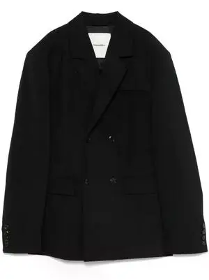 Nanushka Double-breasted Blazer - Black