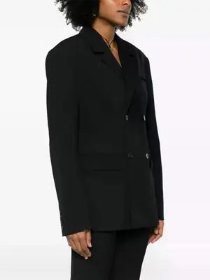 Nanushka Double-breasted Blazer - Black