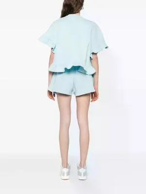 IOANA CIOLACU Peony Shorts Set - Blue