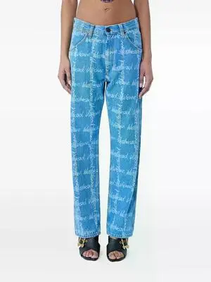 Vivienne Westwood Light Wash Bottoms For Women