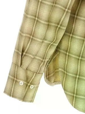 Séfr Ignacio Plaid-checked Shirt - Neutrals