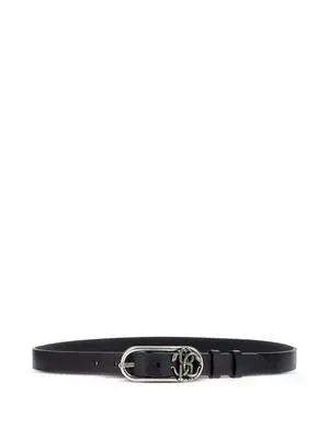 Roberto Cavalli Snake-plaque Belt - Black