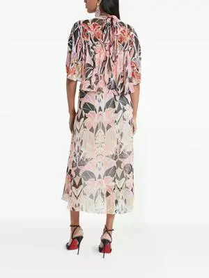 TEMPERLEY LONDON Alani Midi Dress - Pink