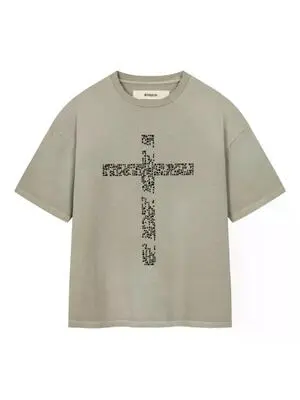 ROUGH. Aged Cross T-shirt - Green