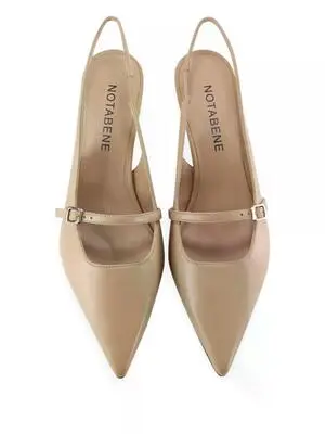 NOTABENE Elina Pointed-toe Slingback Pumps