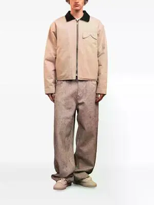 ROUGH. Two-tone Zip-up Jacket