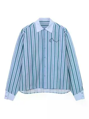 ROUGH. Striped Button-up Shirt