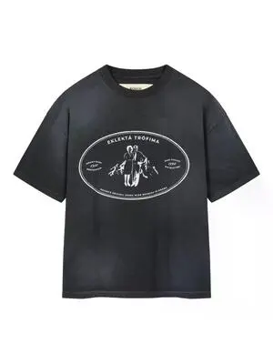 ROUGH. Drama Label T-shirt - Black